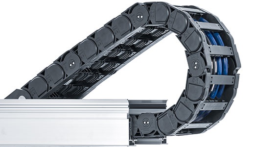 Energy chains systems instead of motor cable drums | igus®