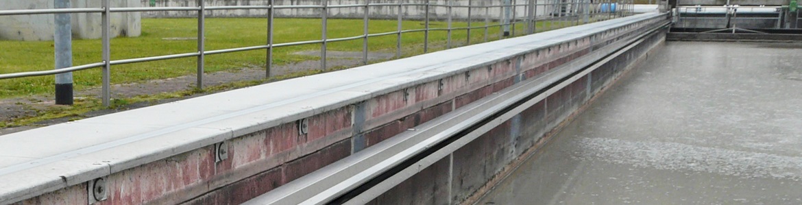 basic flizz® system for scraper bridge in preliminary settling basin